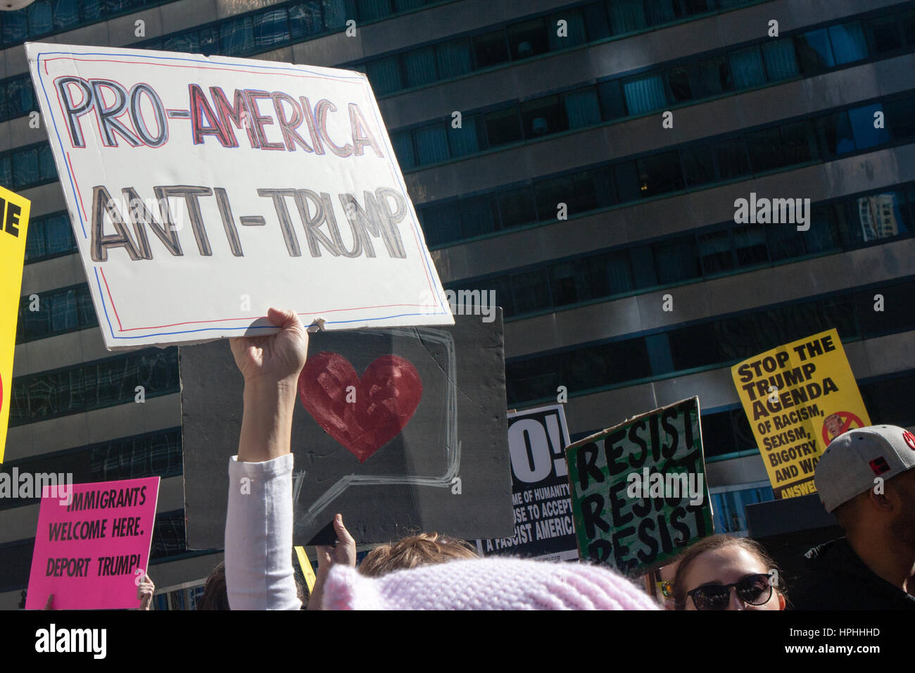 Chicago, Illinois - Feb. 19, 2017: Chicago marks the one-month ...