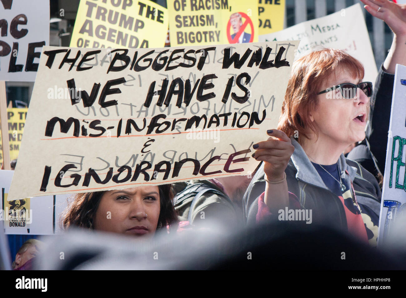 Chicago, Illinois - Feb. 19, 2017: Chicago marks the one-month ...