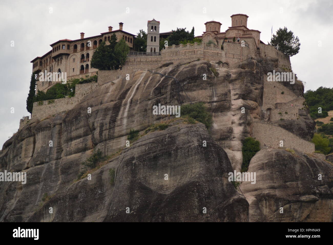 Meteora is formation of immense monolithic pillars and hills-like huge ...