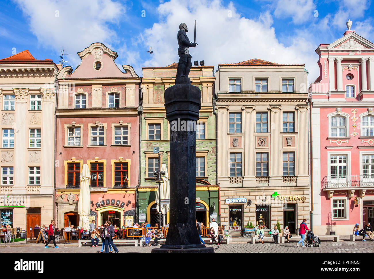 Old Market Square, Poznan, Poland Stock Photo - Alamy