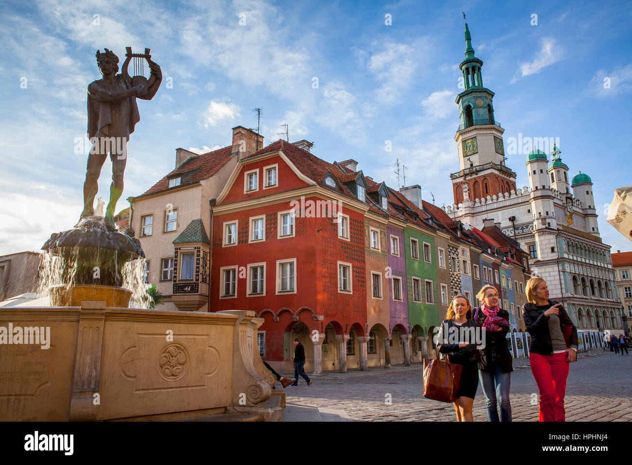 Old Market Square, Poznan, Poland Stock Photo - Alamy