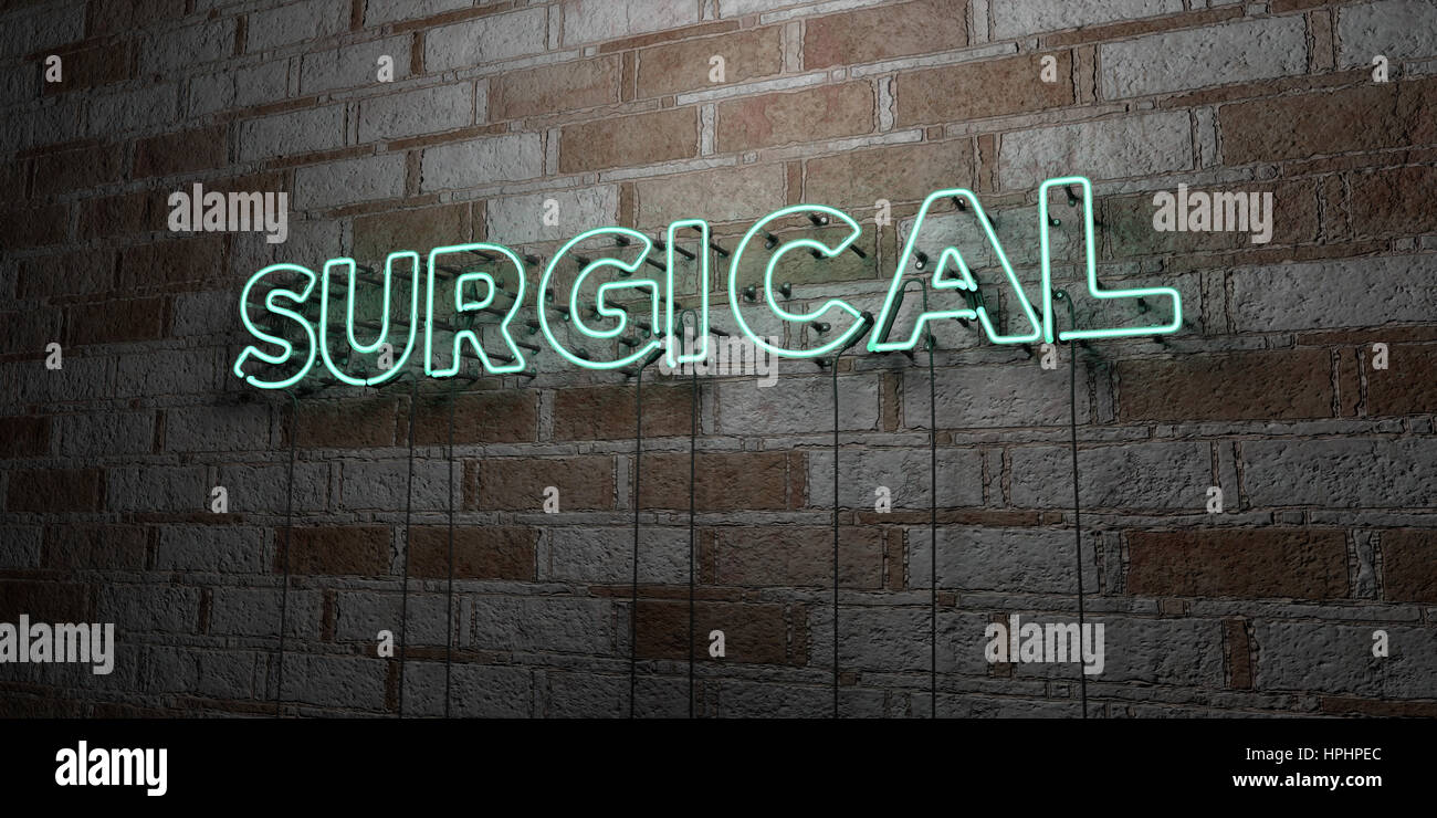 Surgical glowing neon sign hi-res stock photography and images - Alamy