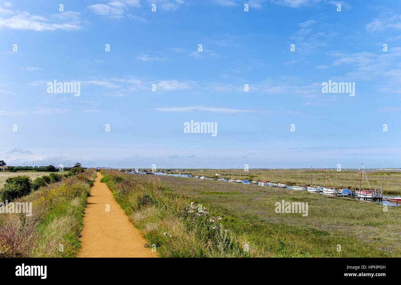 Norfolk Coastal Path Stock Photo - Alamy