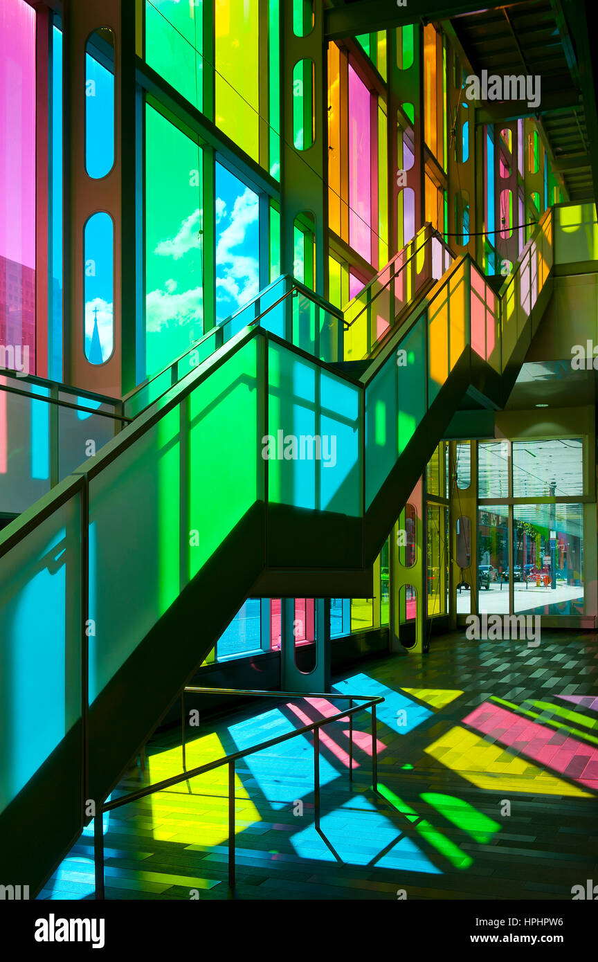 Canada. Province of Quebec. Montreal. The international district. The ...