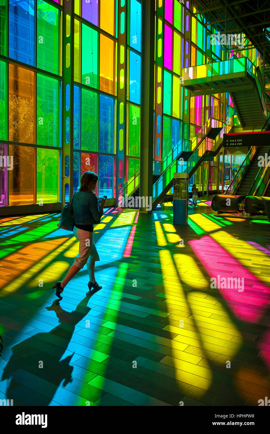 Canada. Province of Quebec. Montreal. The international district. The ...