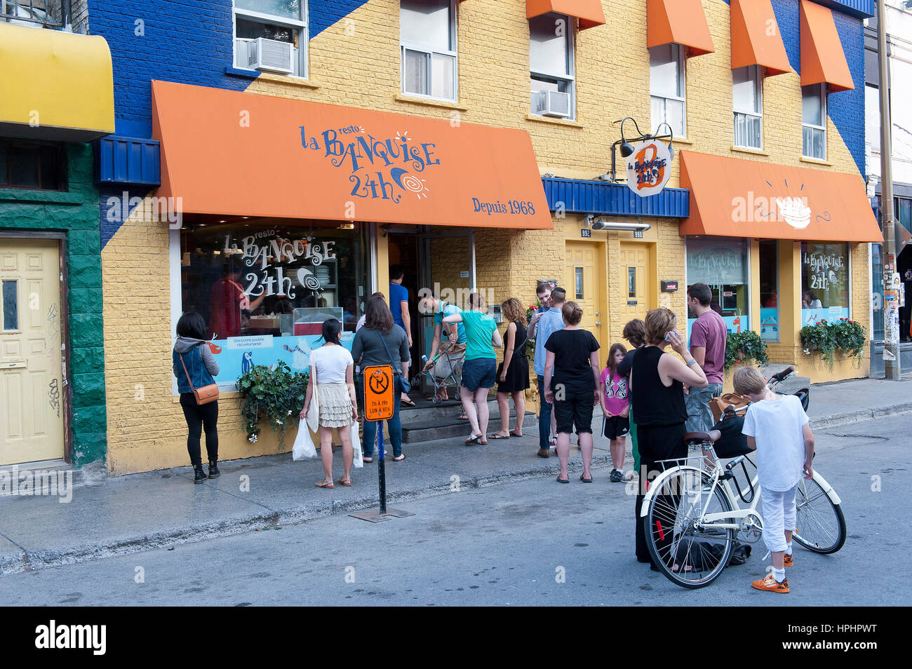 Canada. Province of Quebec. Montreal. Plateau Mont Royal district ...