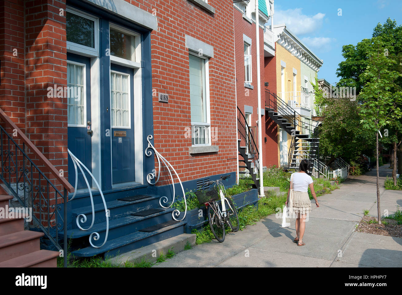 Canada province quebec montreal plateau hi-res stock photography and ...