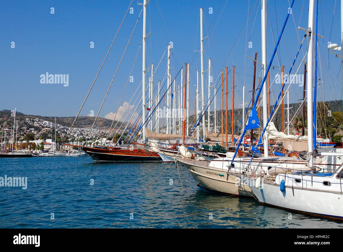 Turkey, province of Mugla, port of Bodrum Stock Photo - Alamy