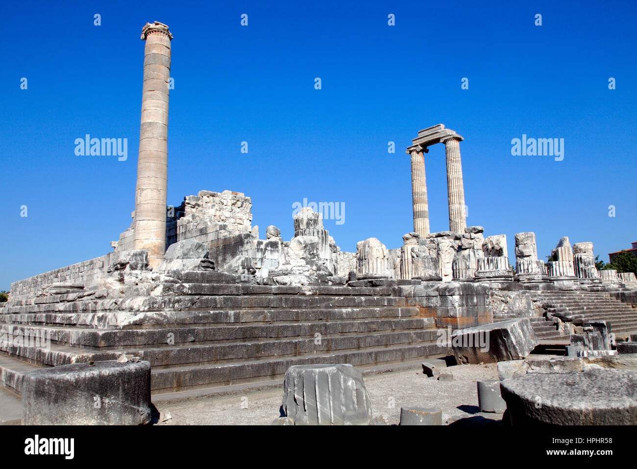 Turkey, province of Aydin, Didim, archaeological site of Dydimes, the ...