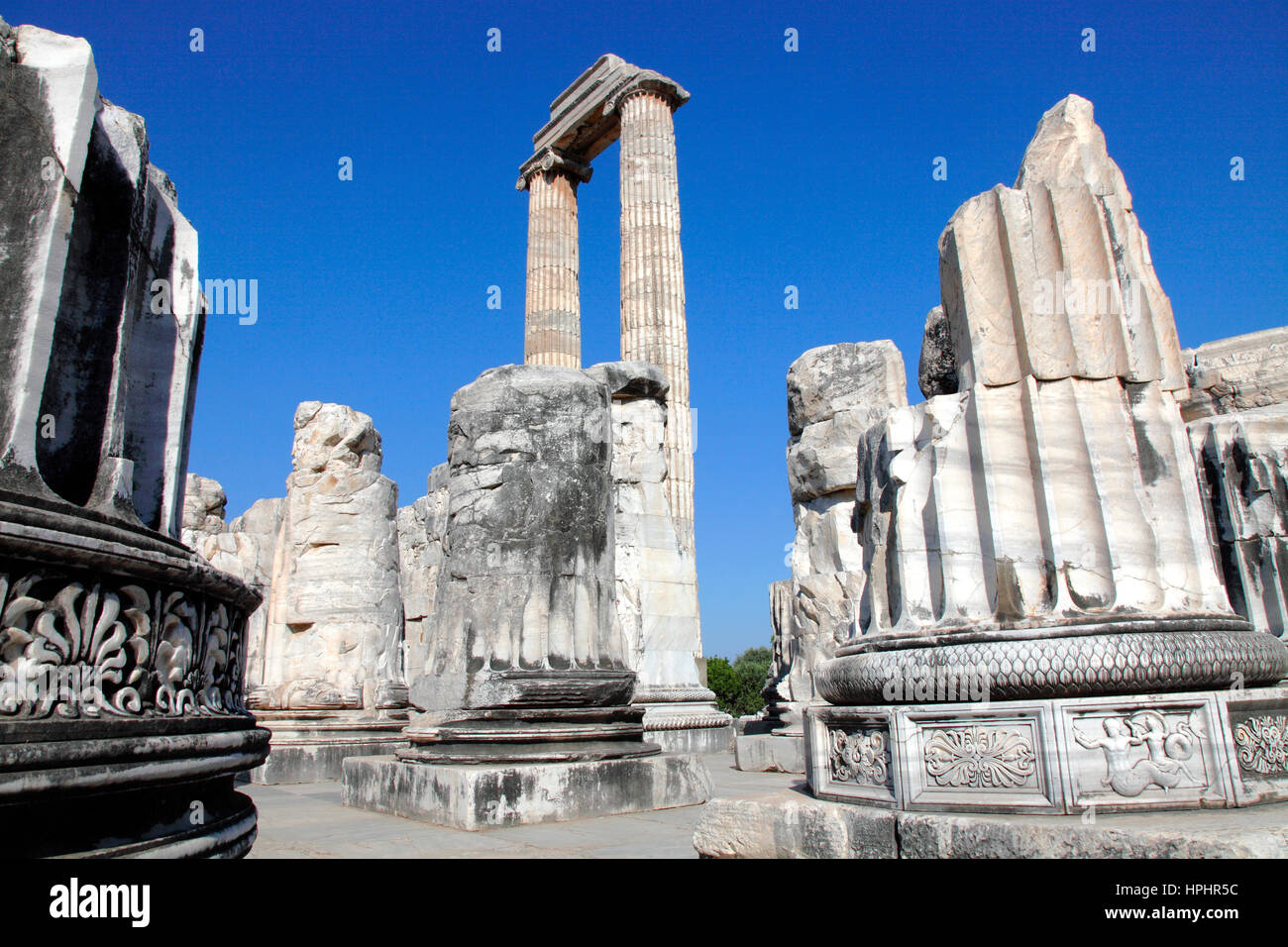 Turkey, province of Aydin, Didim, archaeological site of Dydimes, the ...