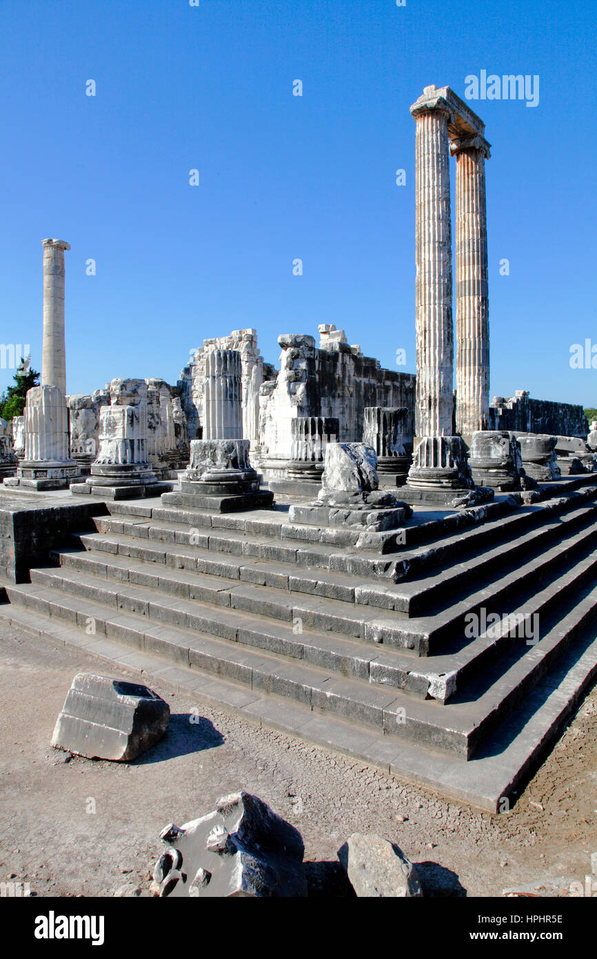 Turkey, province of Aydin, Didim, archaeological site of Dydimes, the ...