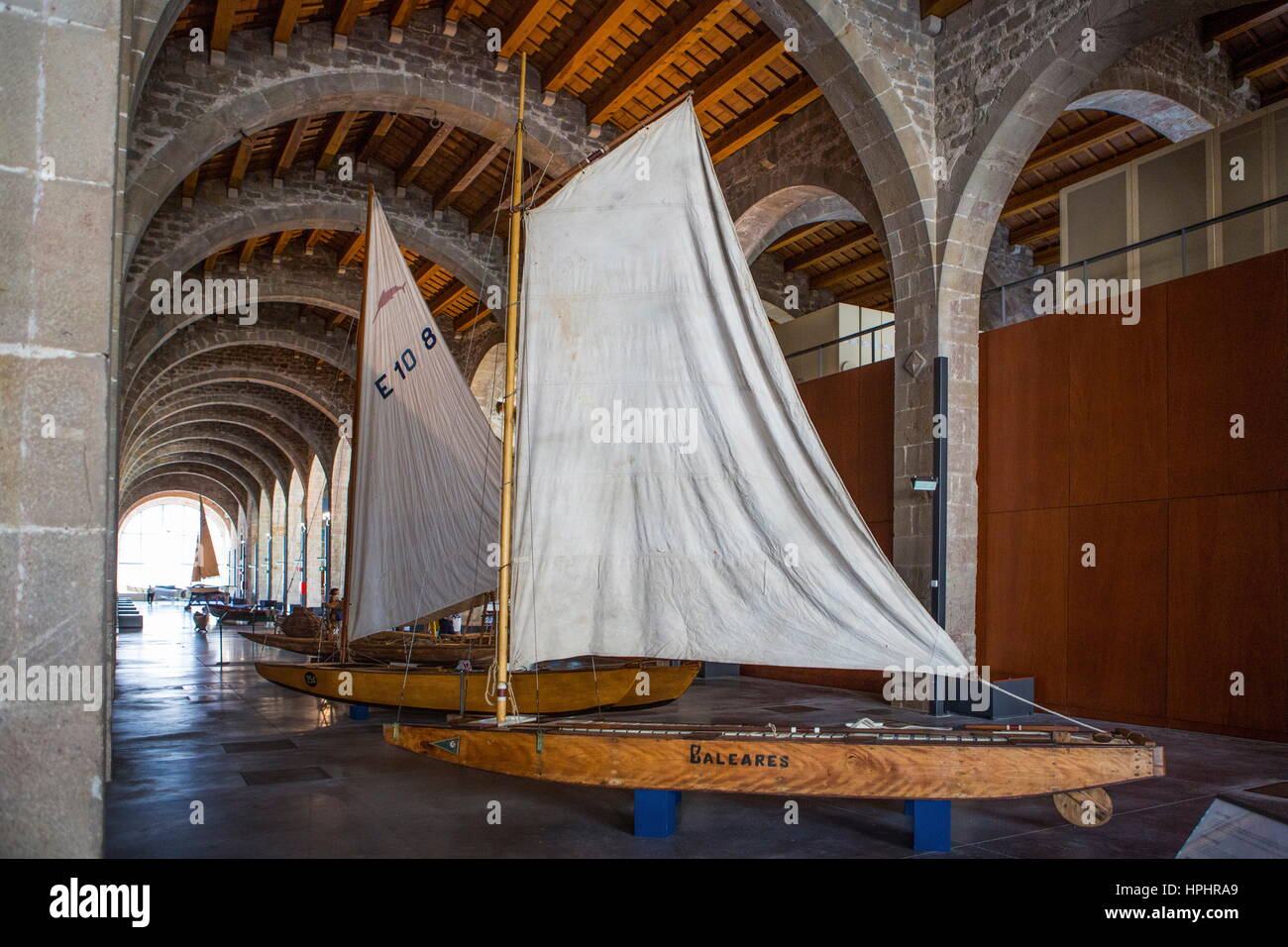 Spain, Catalonia, Barcelona, Maritim Museum (Drassanes Stock Photo - Alamy