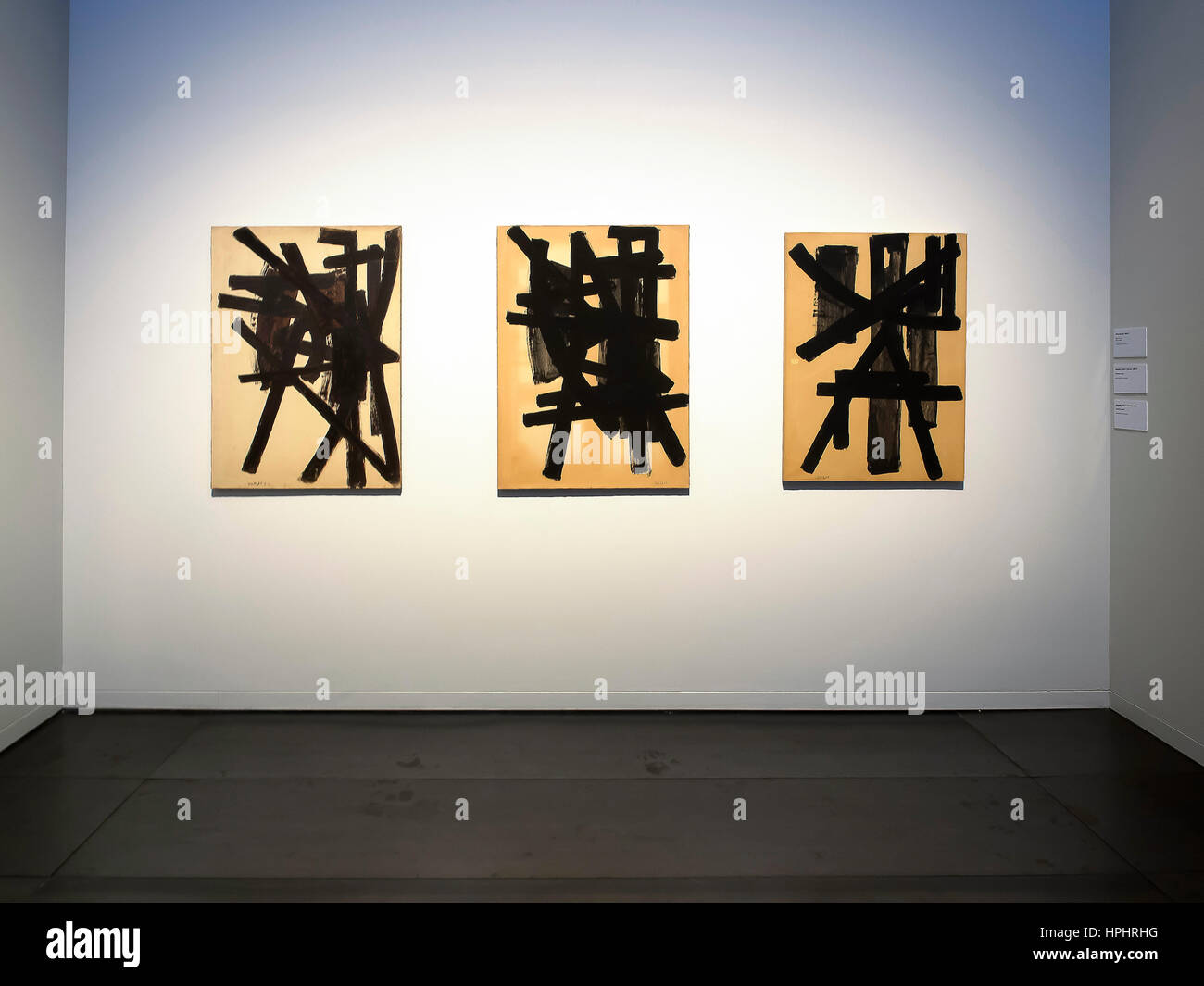 France, Aveyron, Rodez, Soulages museum, Outrenoir exhibition for ...