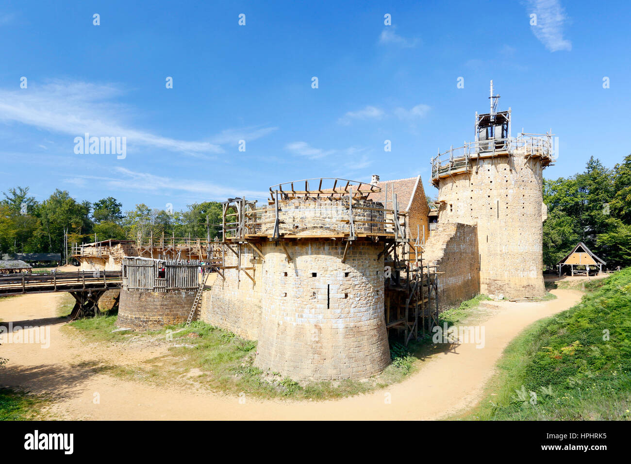 Building construction medieval techniques hi-res stock photography and ...