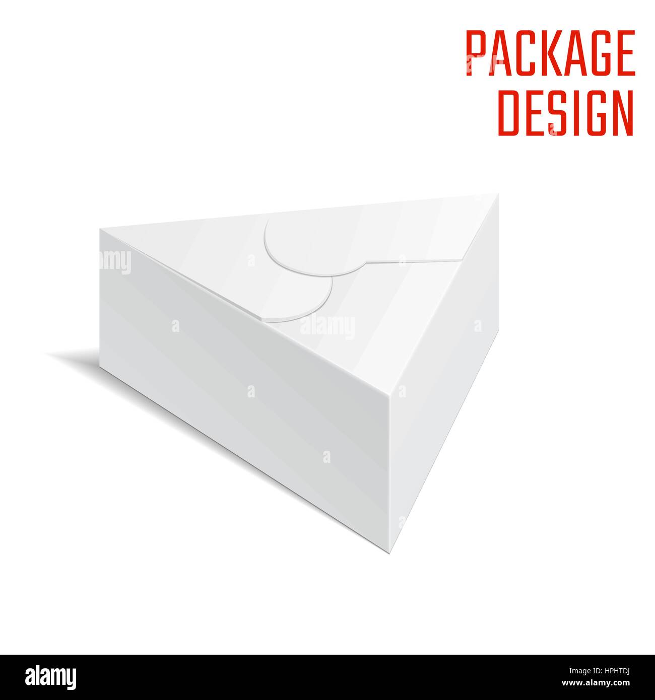 Craft paper packaging tray Stock Vector Images - Alamy