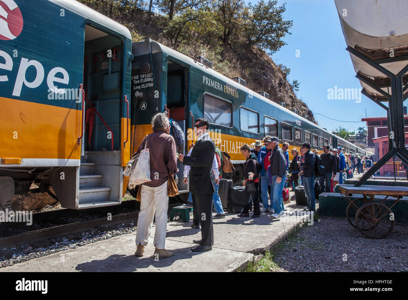 Mexico, Chihuahua State, El Chepe,Chihuahua Pacifico railroad, El Chepe ...