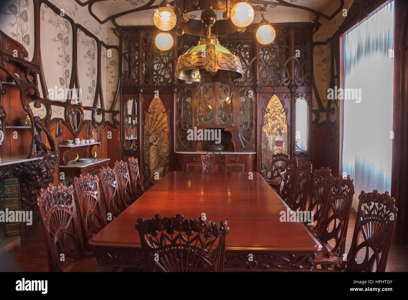 Mexico, Chihuahua State, Chuihuahua, Gameros Villa, Quinta Gameros ...