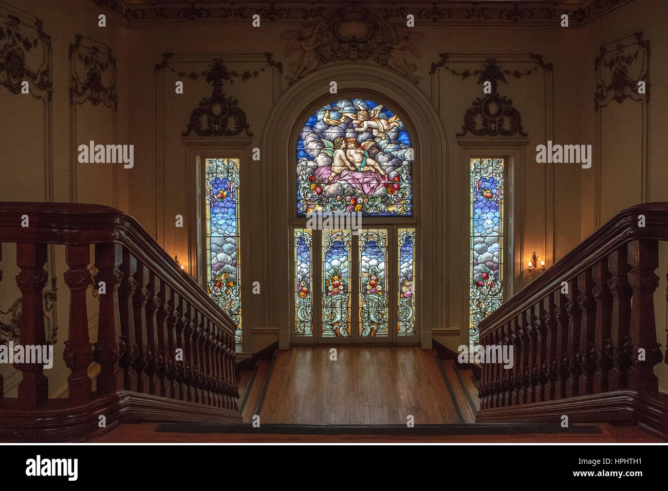 Mexico, Chihuahua State, Chuihuahua, Gameros Villa, Quinta Gameros, Art ...