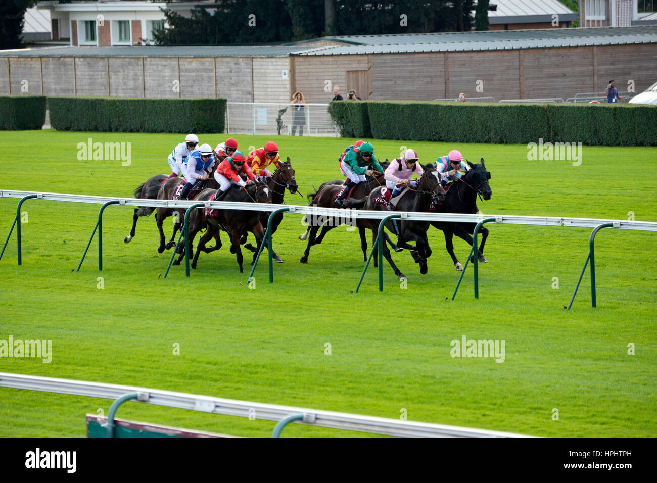 France, Paris 16th district, Longchamp Racecourse, Qatar Prix de l'Arc ...