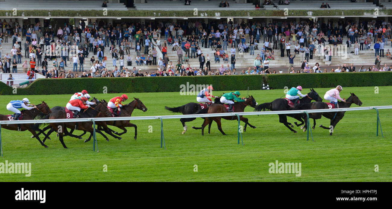France, Paris 16th district, Longchamp Racecourse, Qatar Prix de l'Arc ...