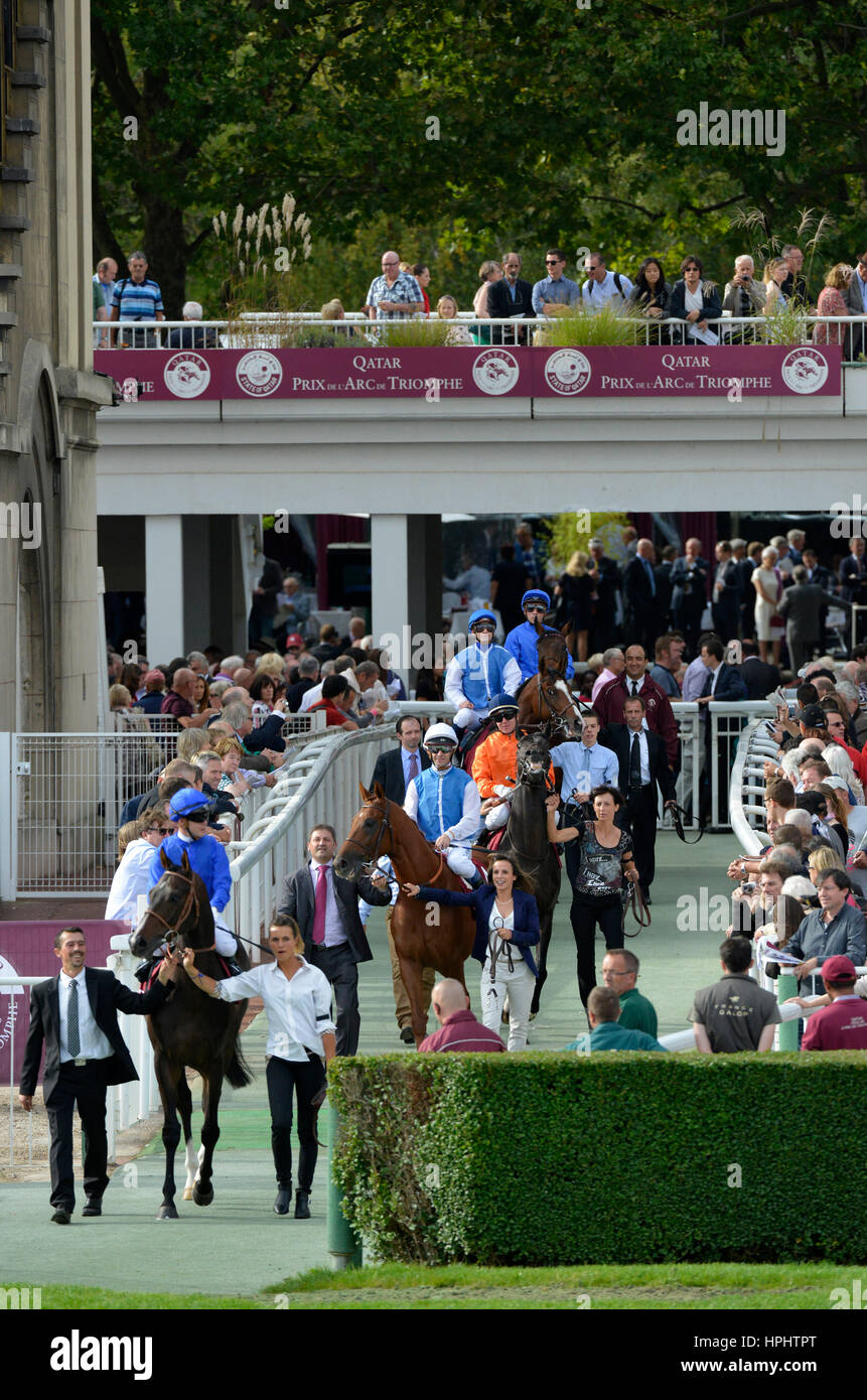 France, Paris 16th district, Longchamp Racecourse, Qatar Prix de l'Arc ...
