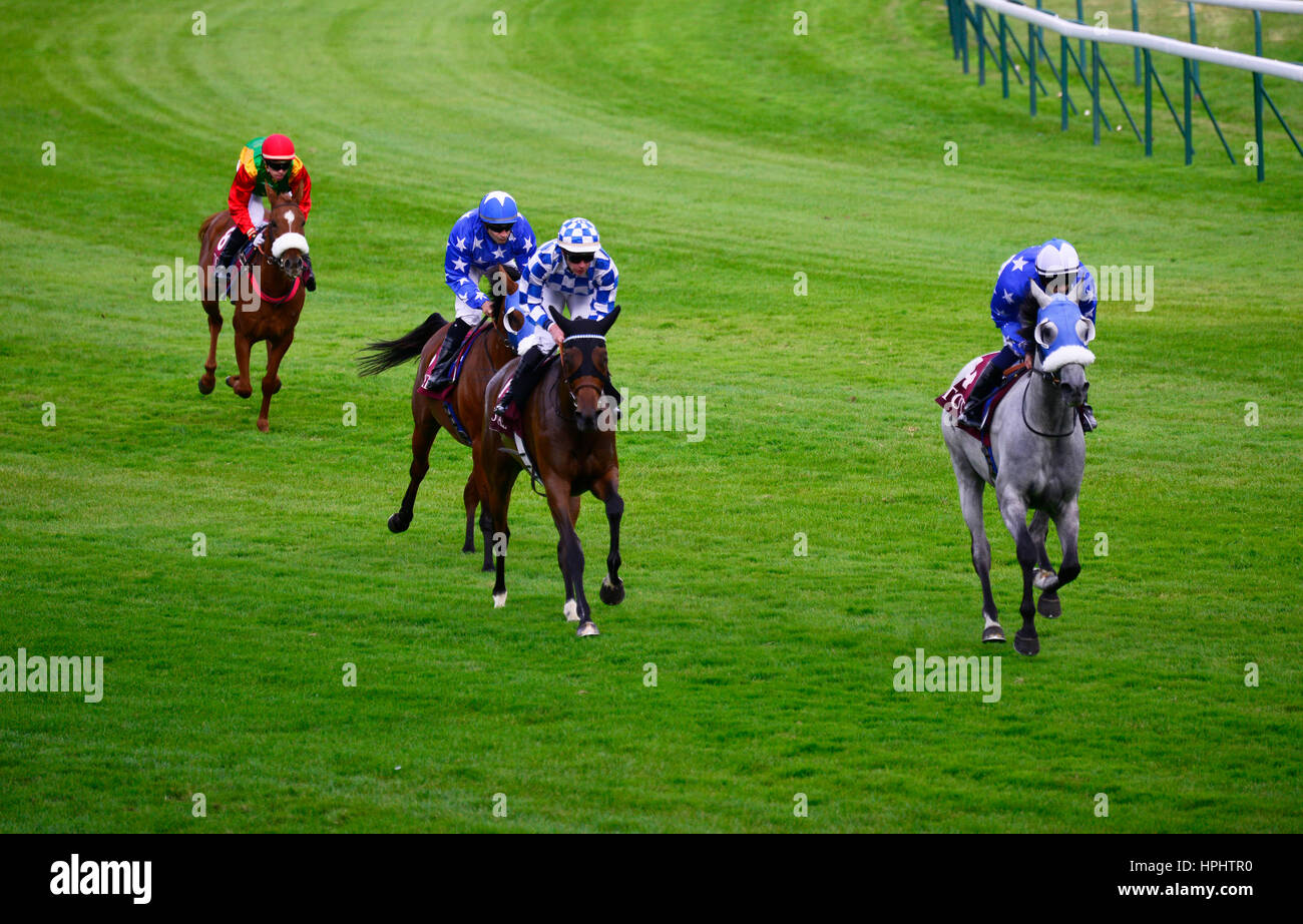 France, Paris 16th district, Longchamp Racecourse, Qatar Prix de l'Arc ...