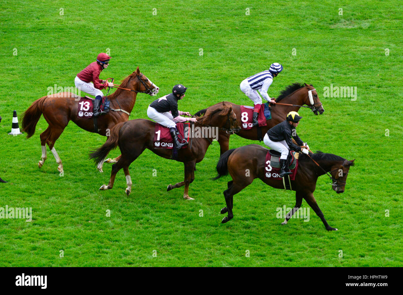 France, Paris 16th district, Longchamp Racecourse, Qatar Prix de l'Arc ...