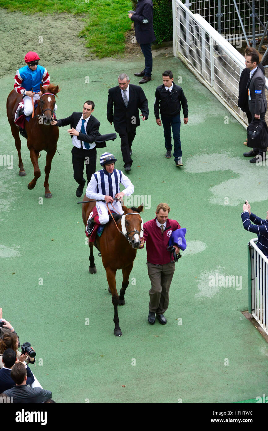 France, Paris 16th district, Longchamp Racecourse, Qatar Prix de l'Arc ...