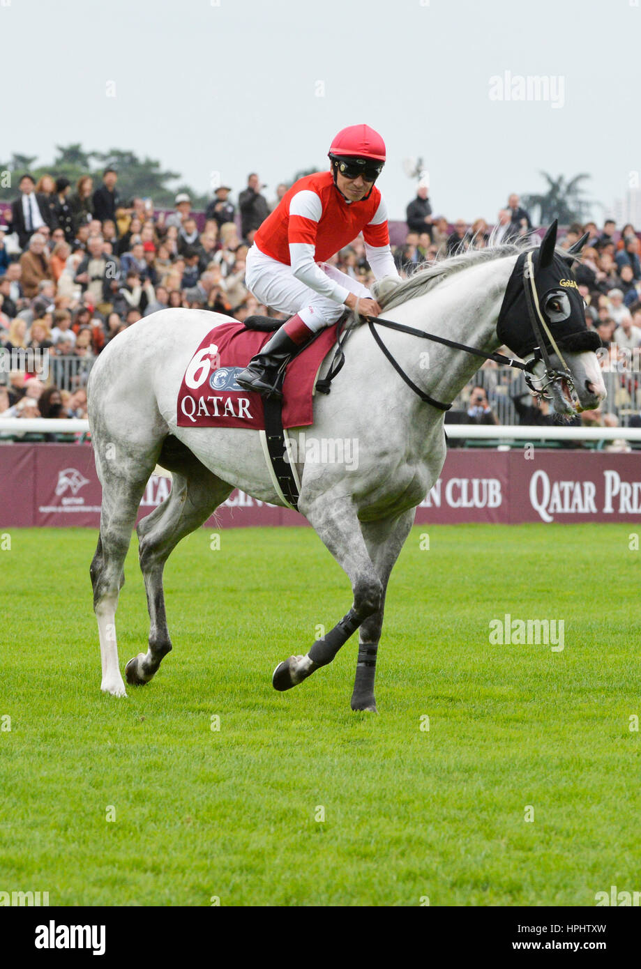 France, Paris 16th district, Longchamp Racecourse, Qatar Prix de l'Arc ...