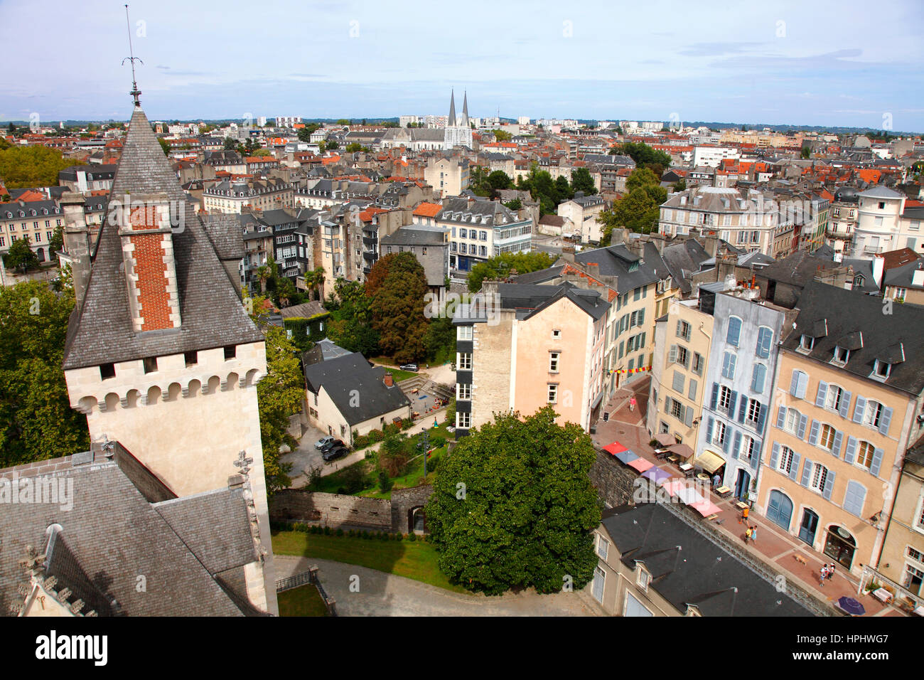 France, Aquitaine, Pyrenees Atlantiques, region of Bearn, Pau, general ...