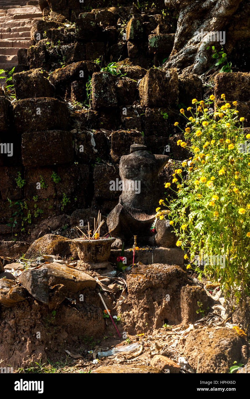 Wat Phu in Southern Laos Stock Photo - Alamy