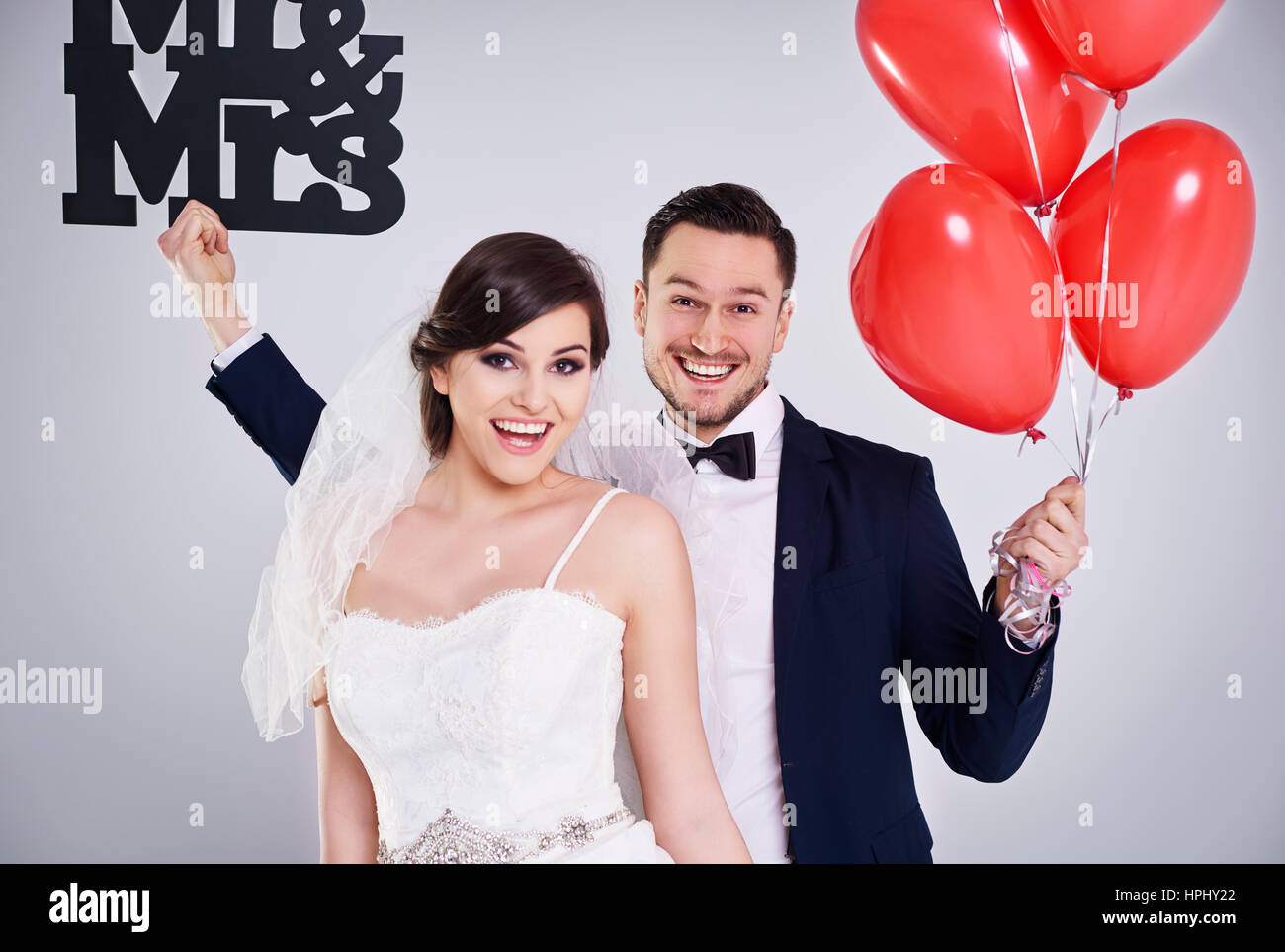 And they finally got married Stock Photo - Alamy