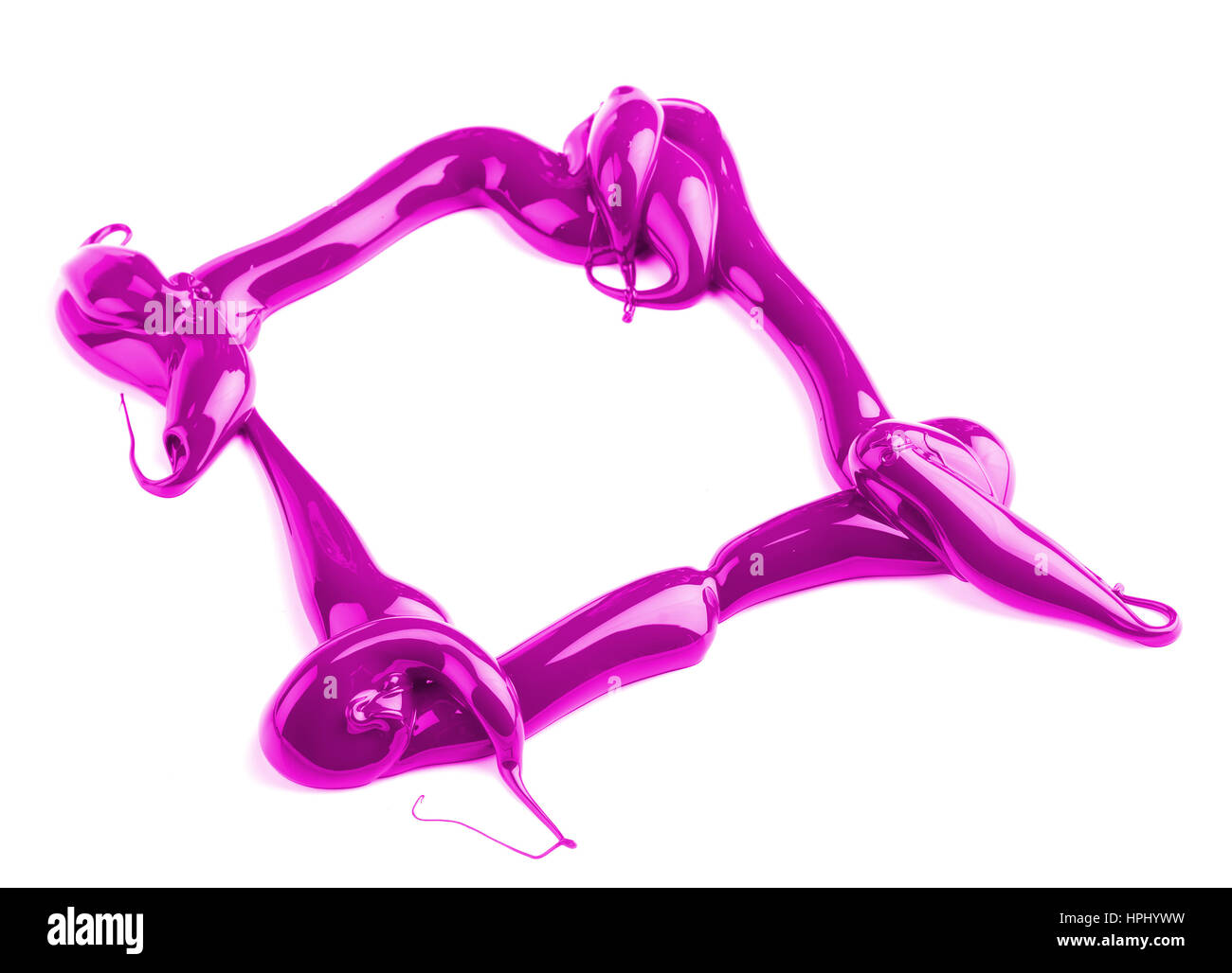 pink oil paint frame Stock Photo - Alamy