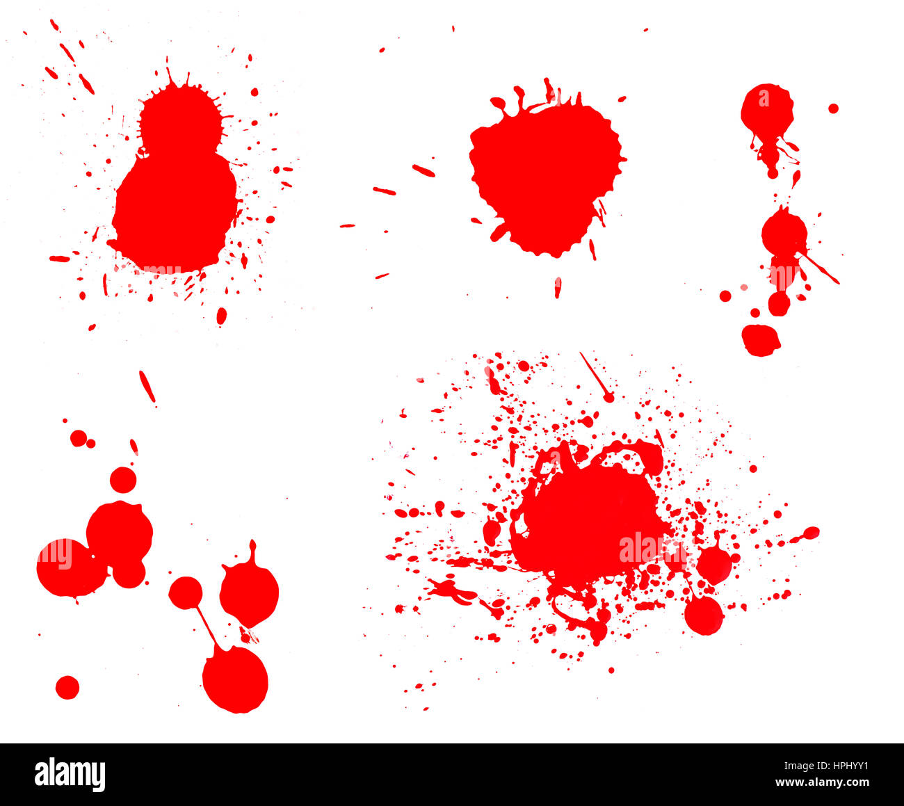 Grunge ink blob texture Cut Out Stock Images & Pictures - Alamy