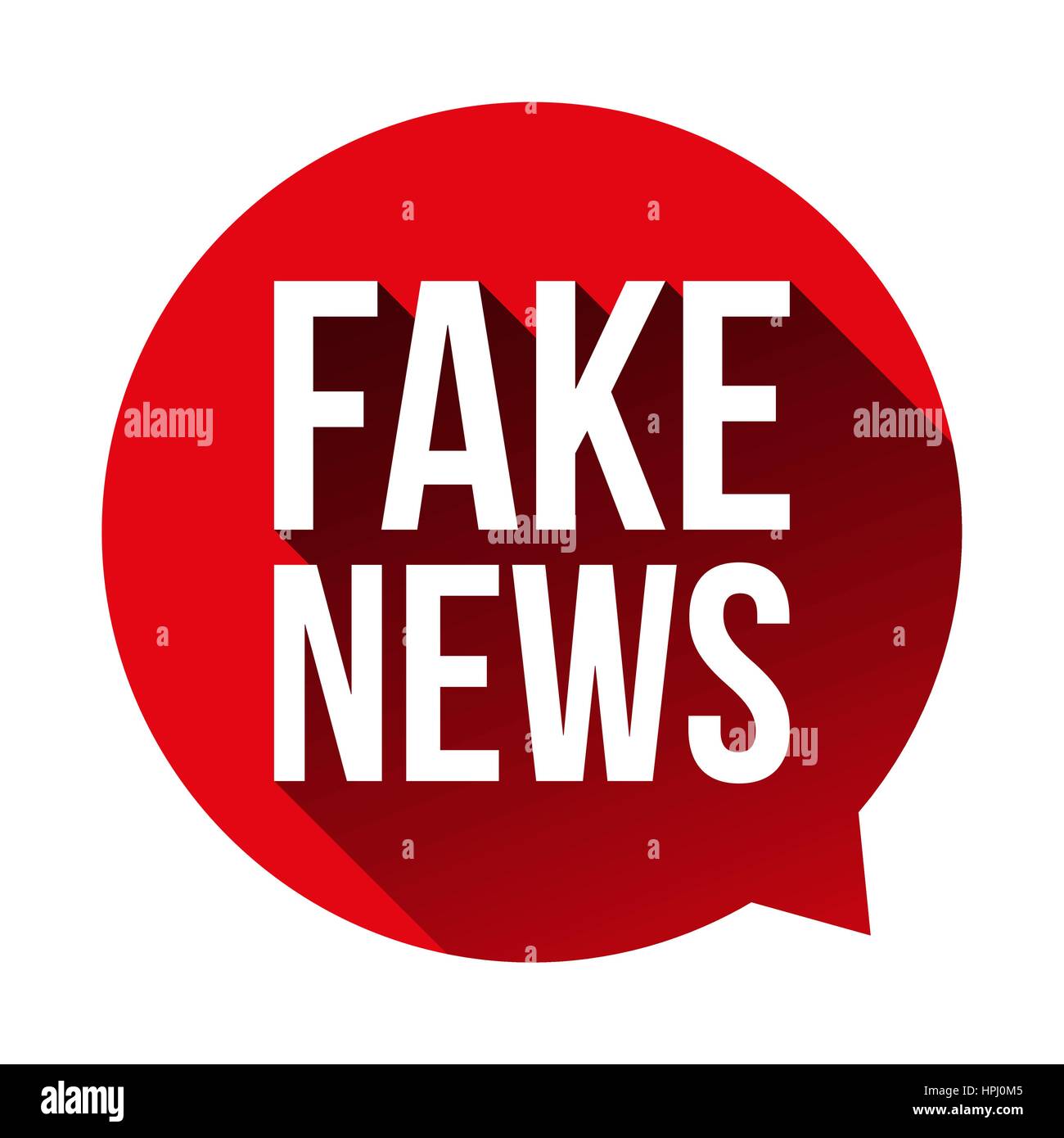Fake News Warning speech bubble Stock Vector Image & Art - Alamy