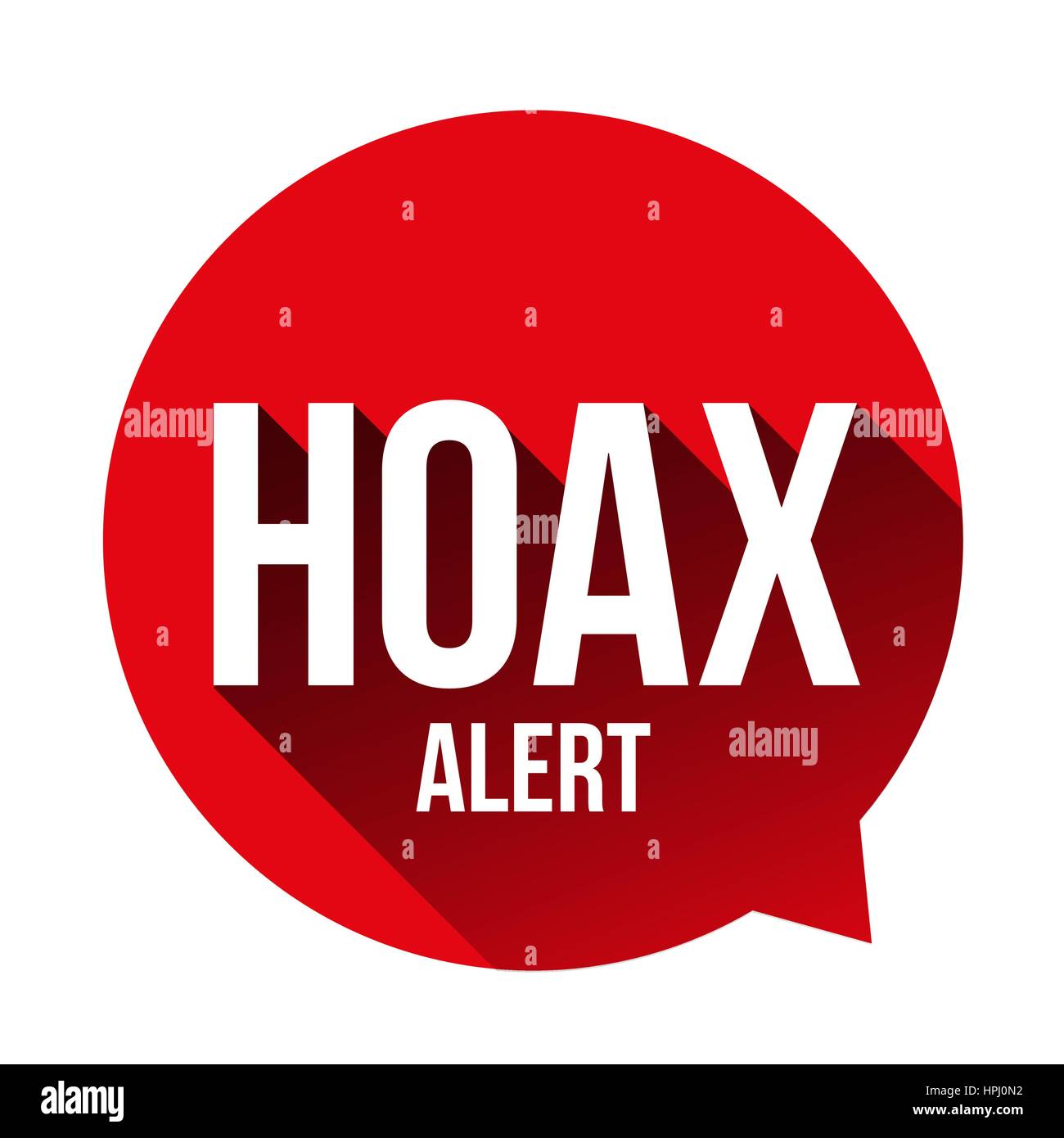 Fake news alert sign Stock Vector Images - Alamy