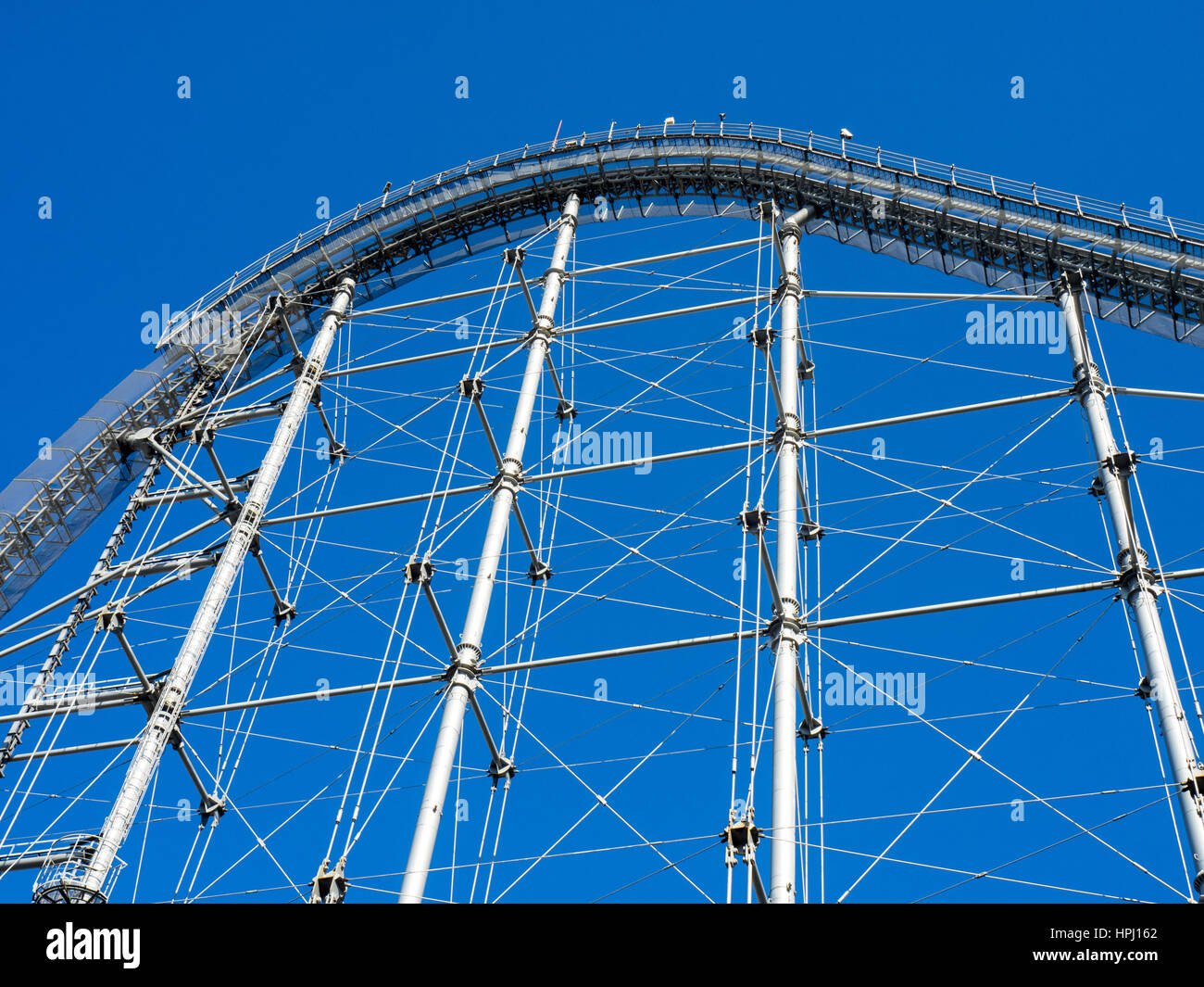 The Thunder Dolphin roller coaster at the Tokyo Dome City Attractions ...
