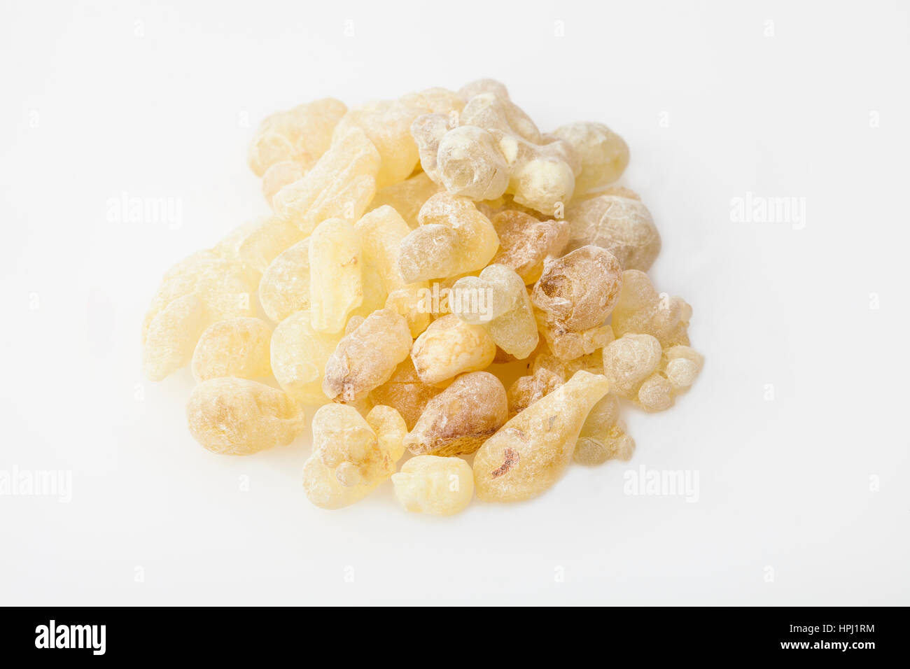 High Quality Frankincense resin from Oman, isolated on the white ...