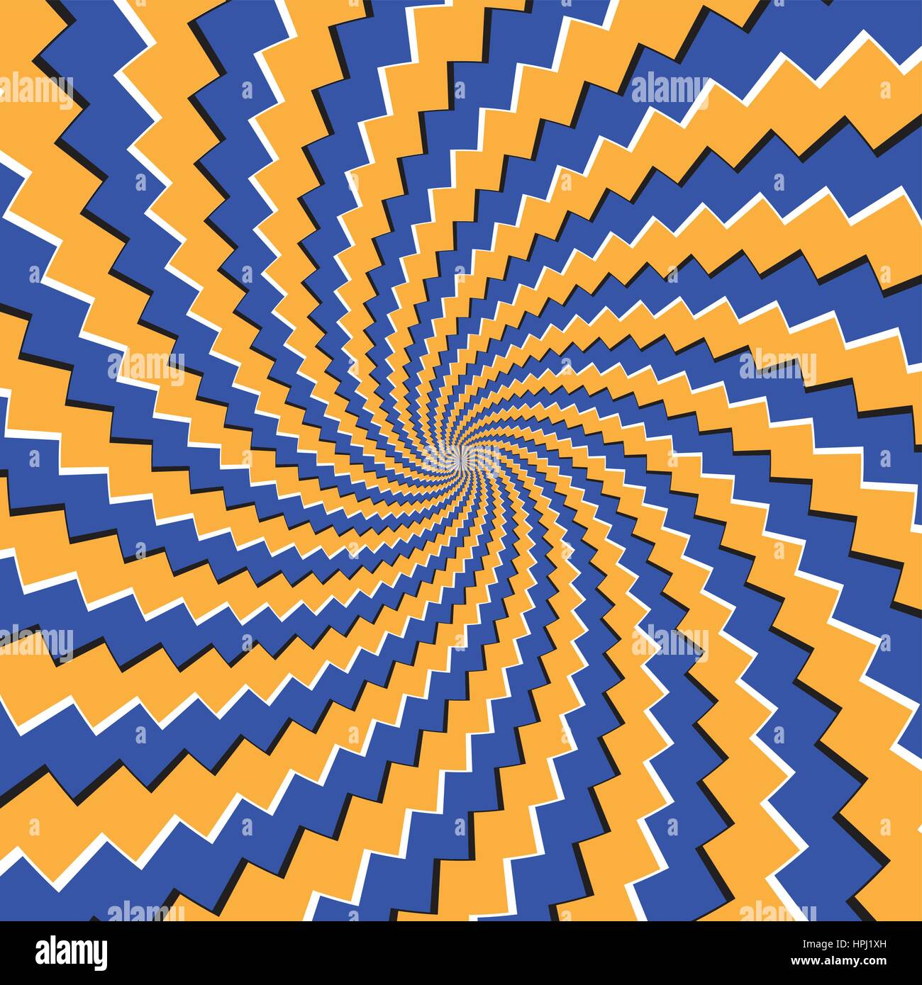 Spiral illusory motion pattern - vector Stock Vector Image & Art - Alamy