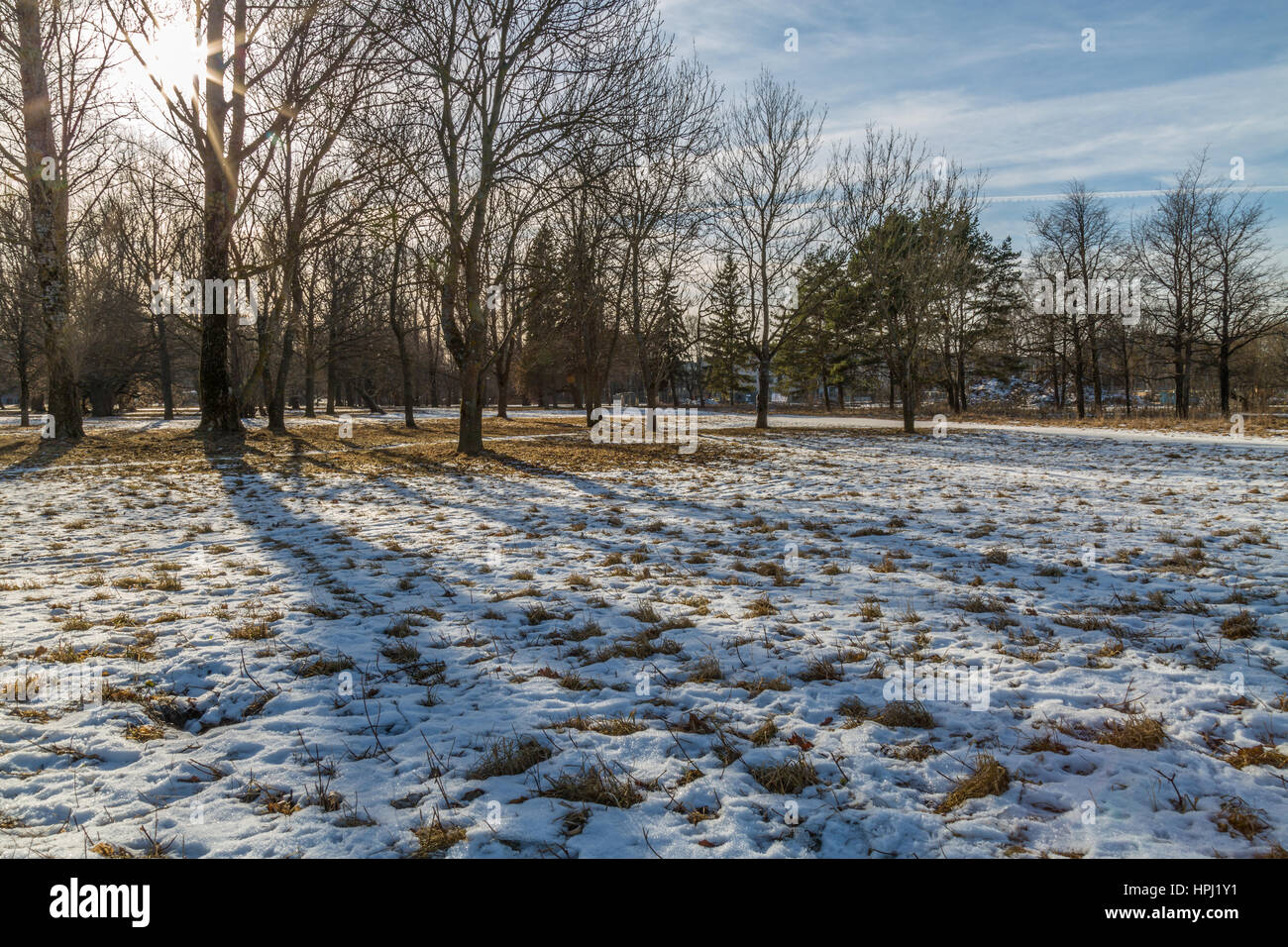 The End Of Winter,Landscape Stock Photo - Alamy