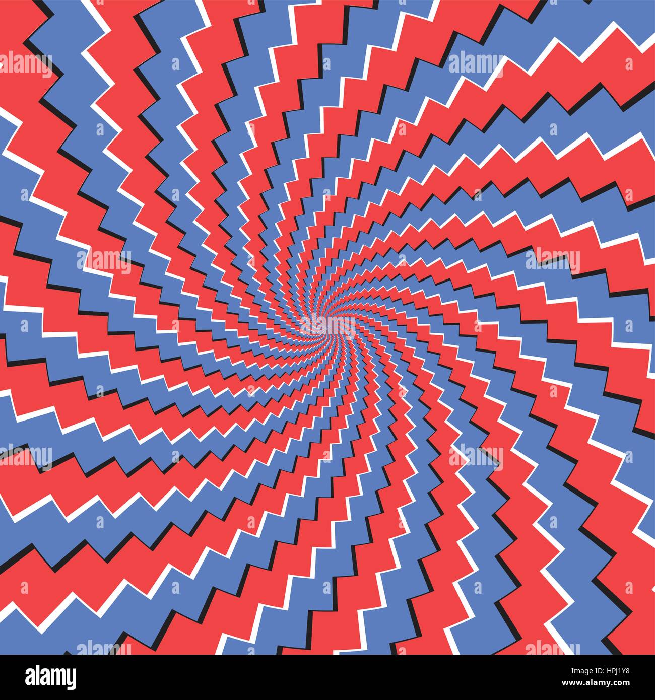 Spiral illusory motion pattern - vector Stock Vector Image & Art - Alamy