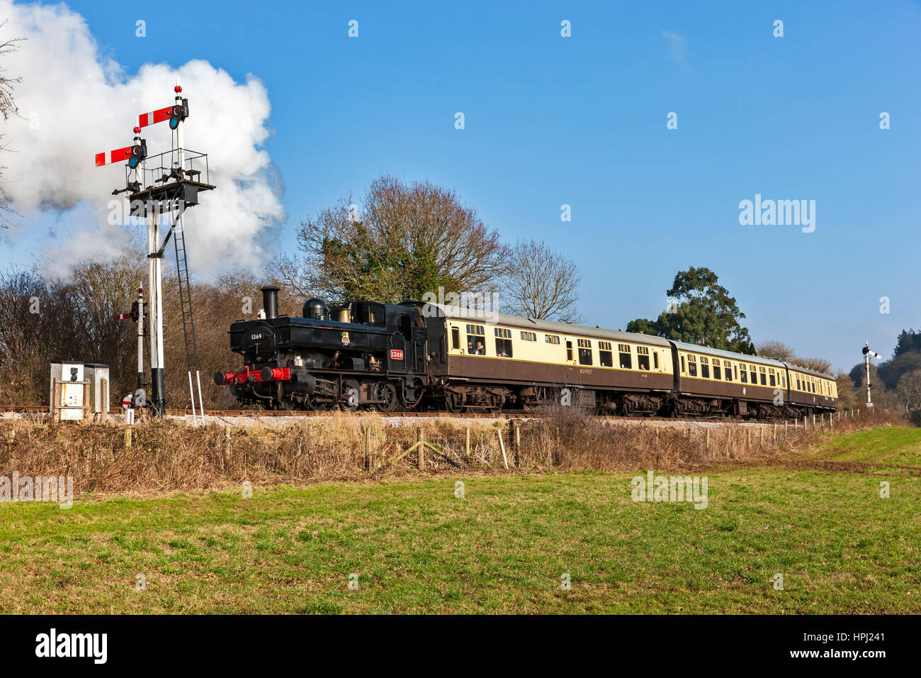 South Devon Steam Railway Stock Photo - Alamy