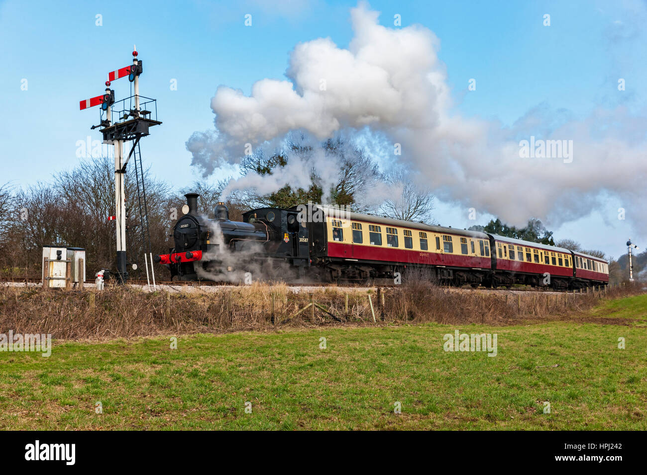 South Devon Steam Railway Stock Photo - Alamy