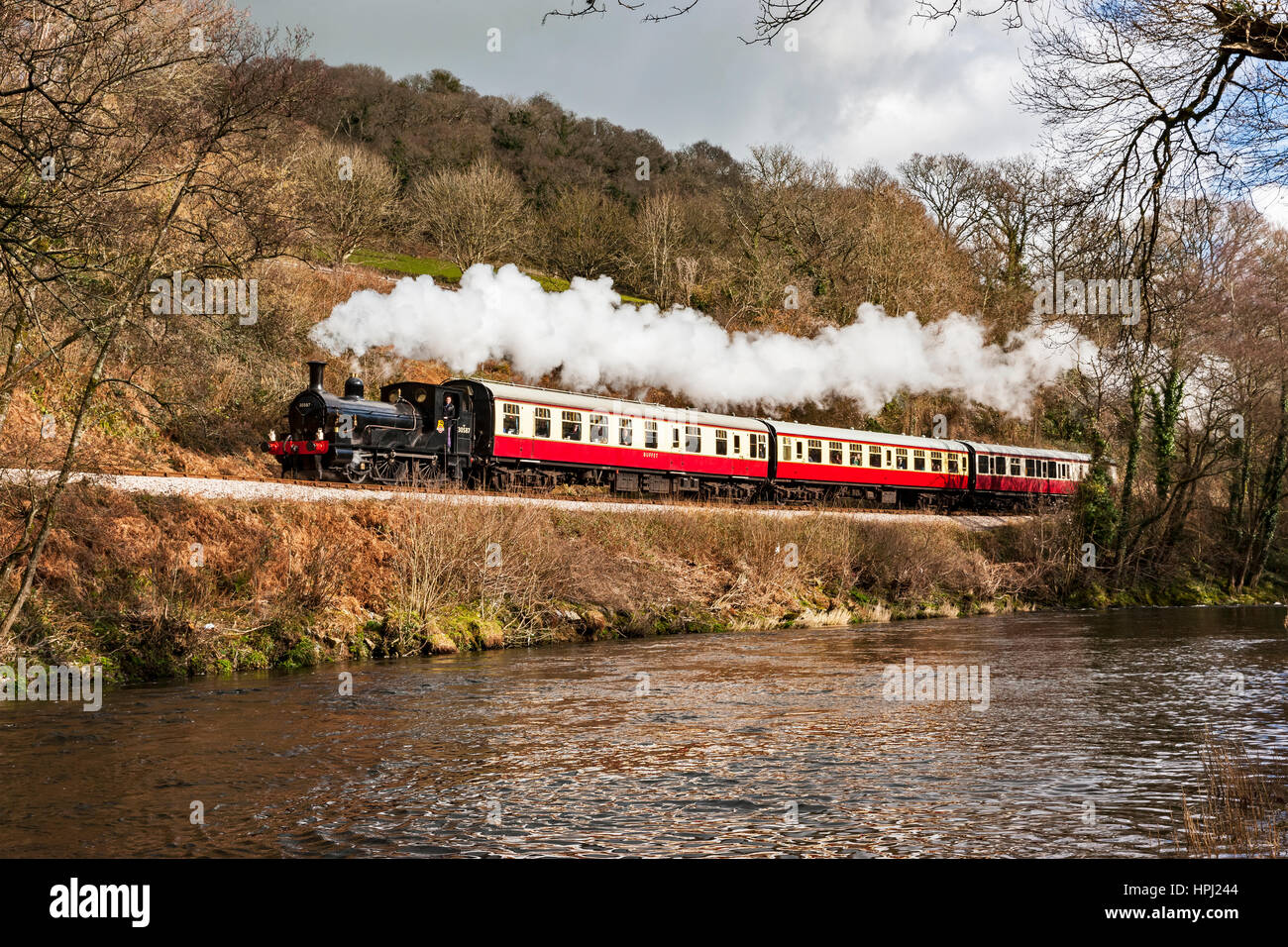 South Devon Steam Railway Stock Photo - Alamy