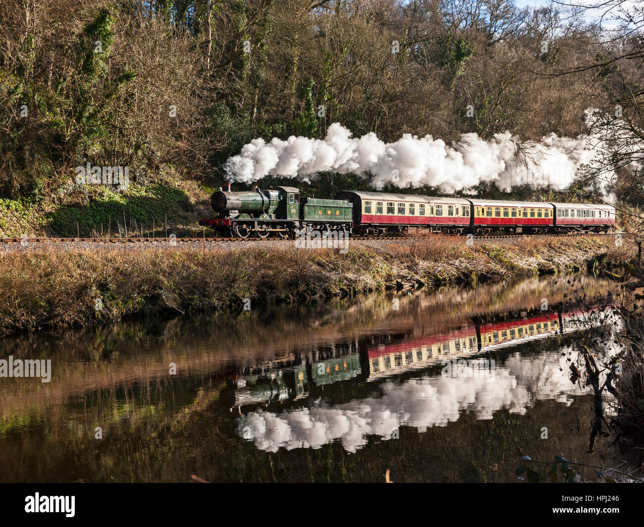 South Devon Steam Railway Stock Photo - Alamy