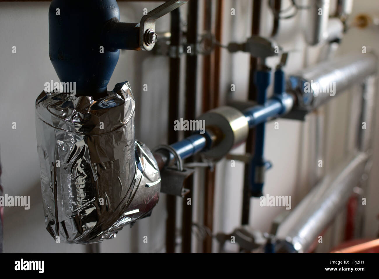 Insulation heating pipes on hi-res stock photography and images - Alamy