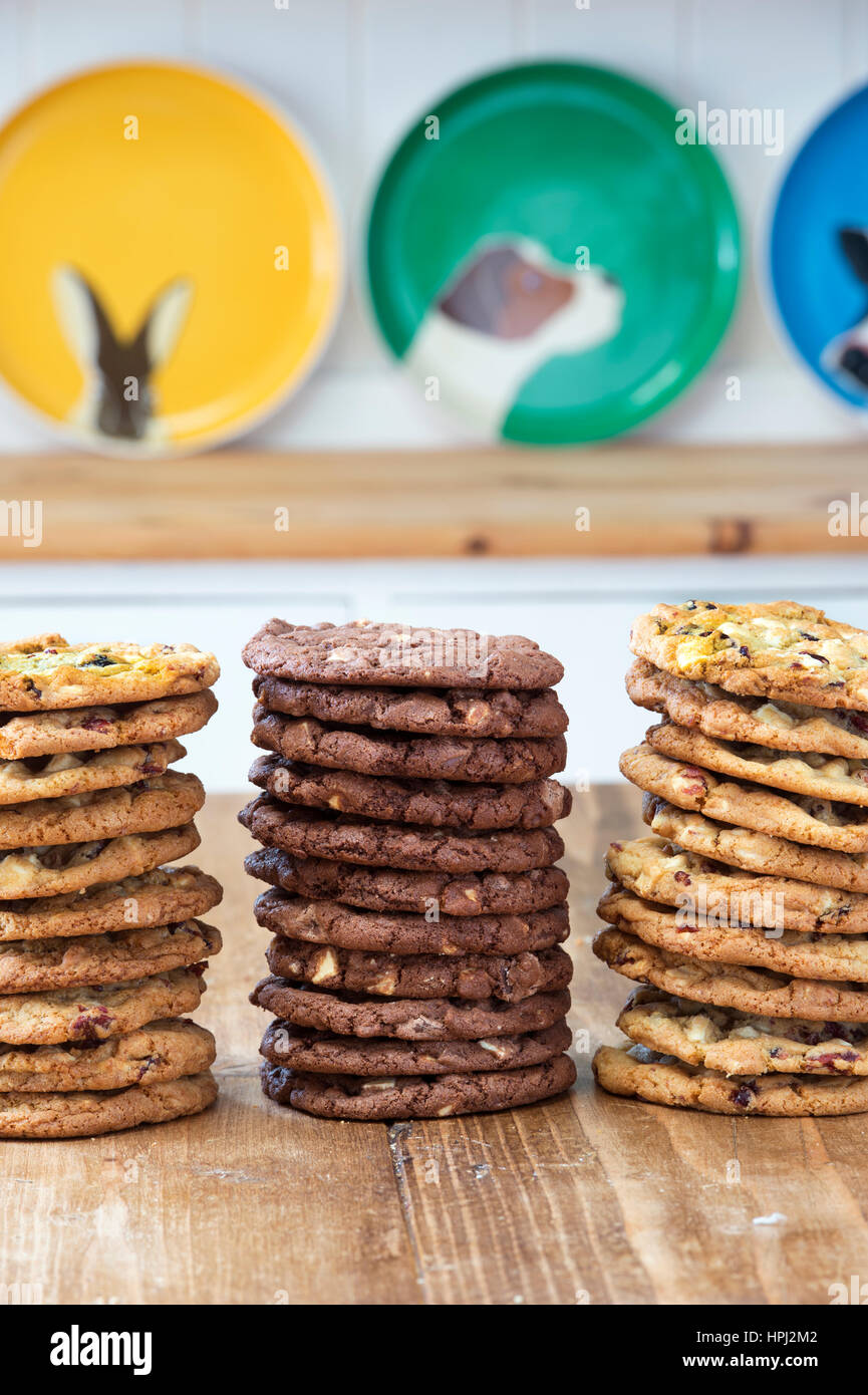 Homemade Chocolate Cookies Stock Photo - Alamy