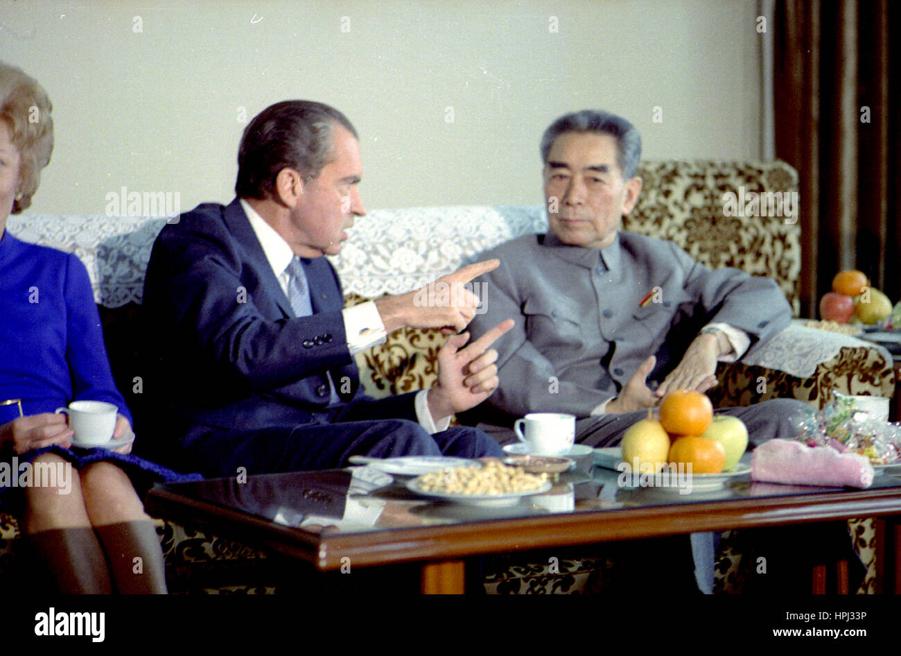 1972 china visit hi-res stock photography and images - Alamy