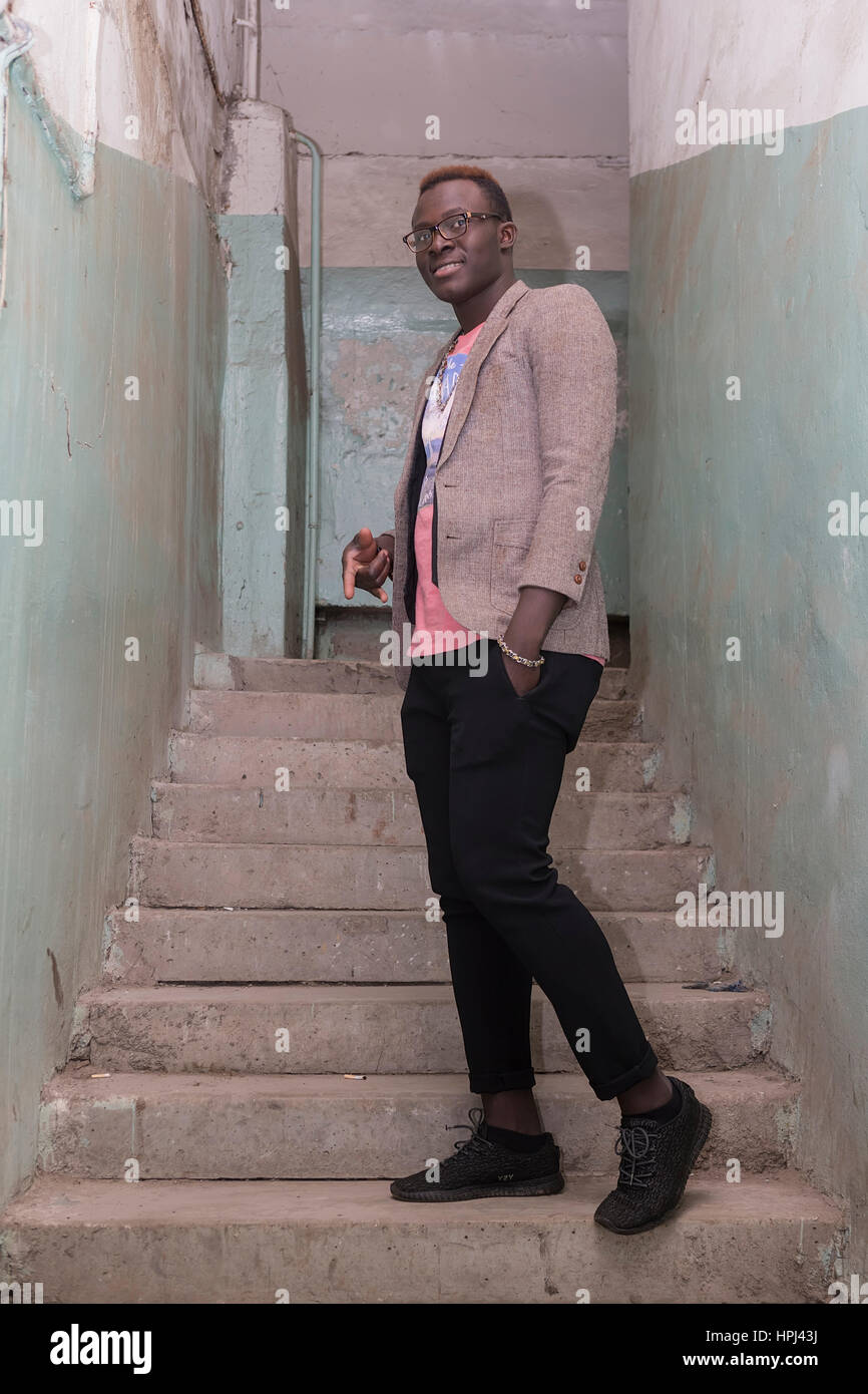 Portrait of Senegalese Stock Photo - Alamy