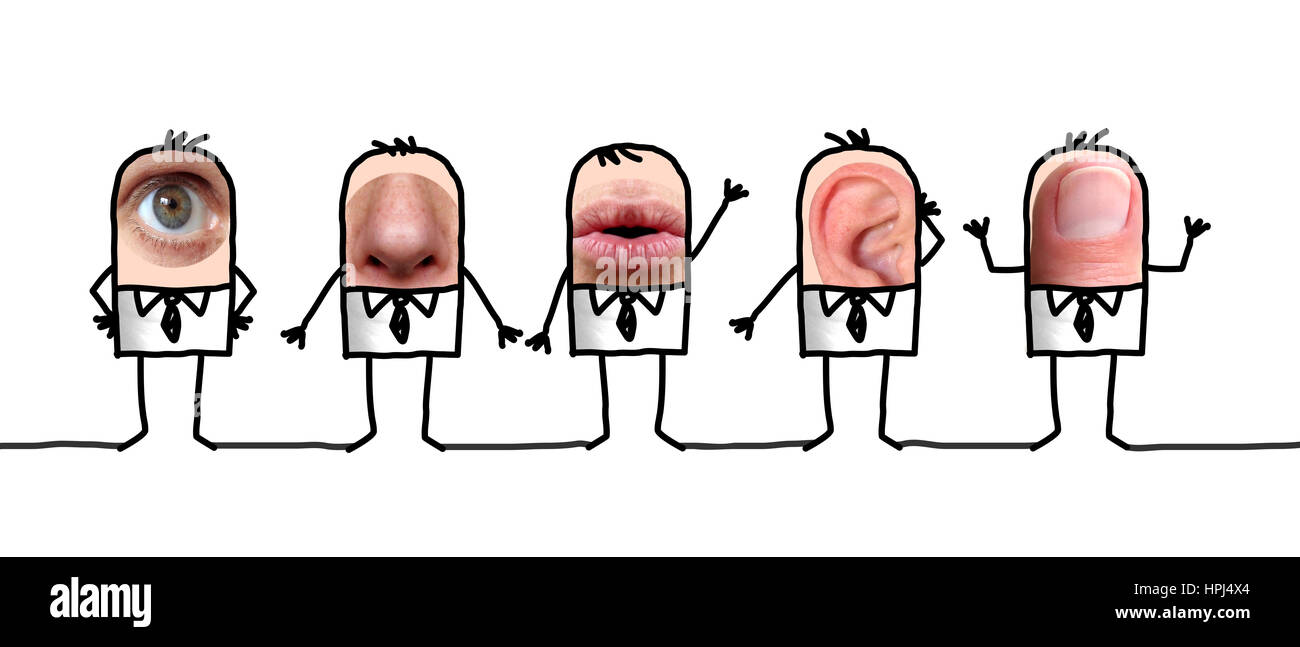 Mouth five senses human hi-res stock photography and images - Alamy